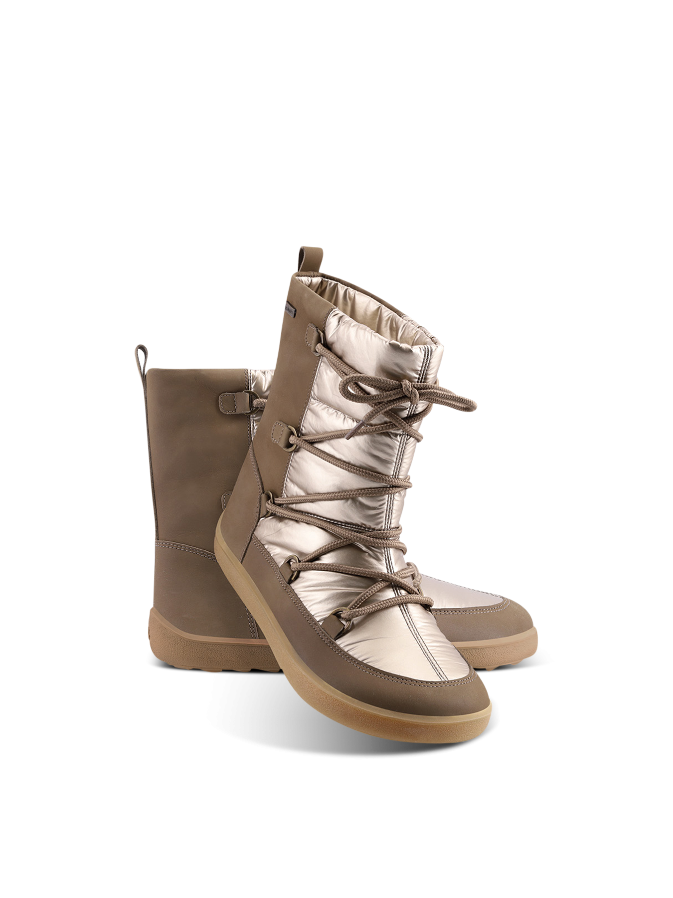 Winter Barefoot Boots Be Lenka Snowfox Woman - Champagne & Brown | Be Lenka