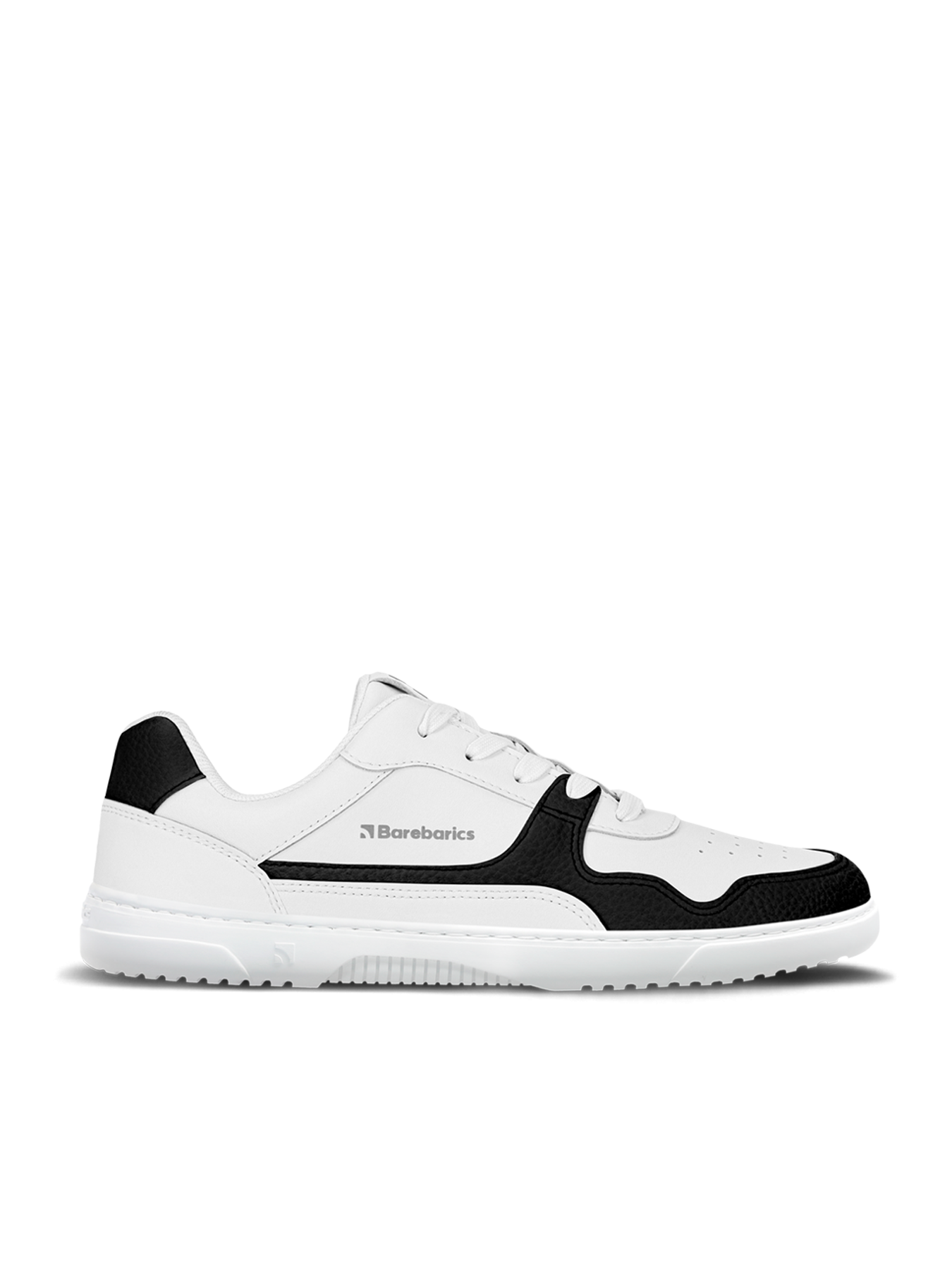 Barefoot Sneakers Barebarics Zing - White & Black | Be Lenka